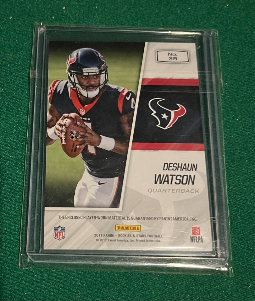 2017 Panini Rookies & Stars Year One Prime Deshaun Watson #38 Rookie RC ...