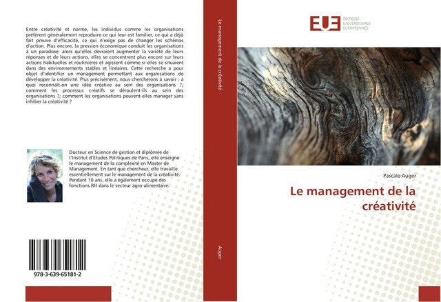 Le Management de la Créativité von Pascale Auger (2017, Taschenbuch ...
