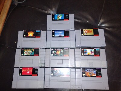 Super Nintendo Game Lot | eBay