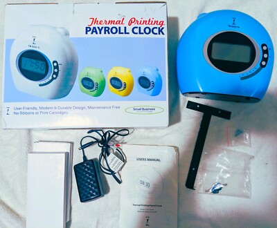 Time Masters Thermal Printing Payroll Clock Weekly/Bi-Weekly 5-20 ...