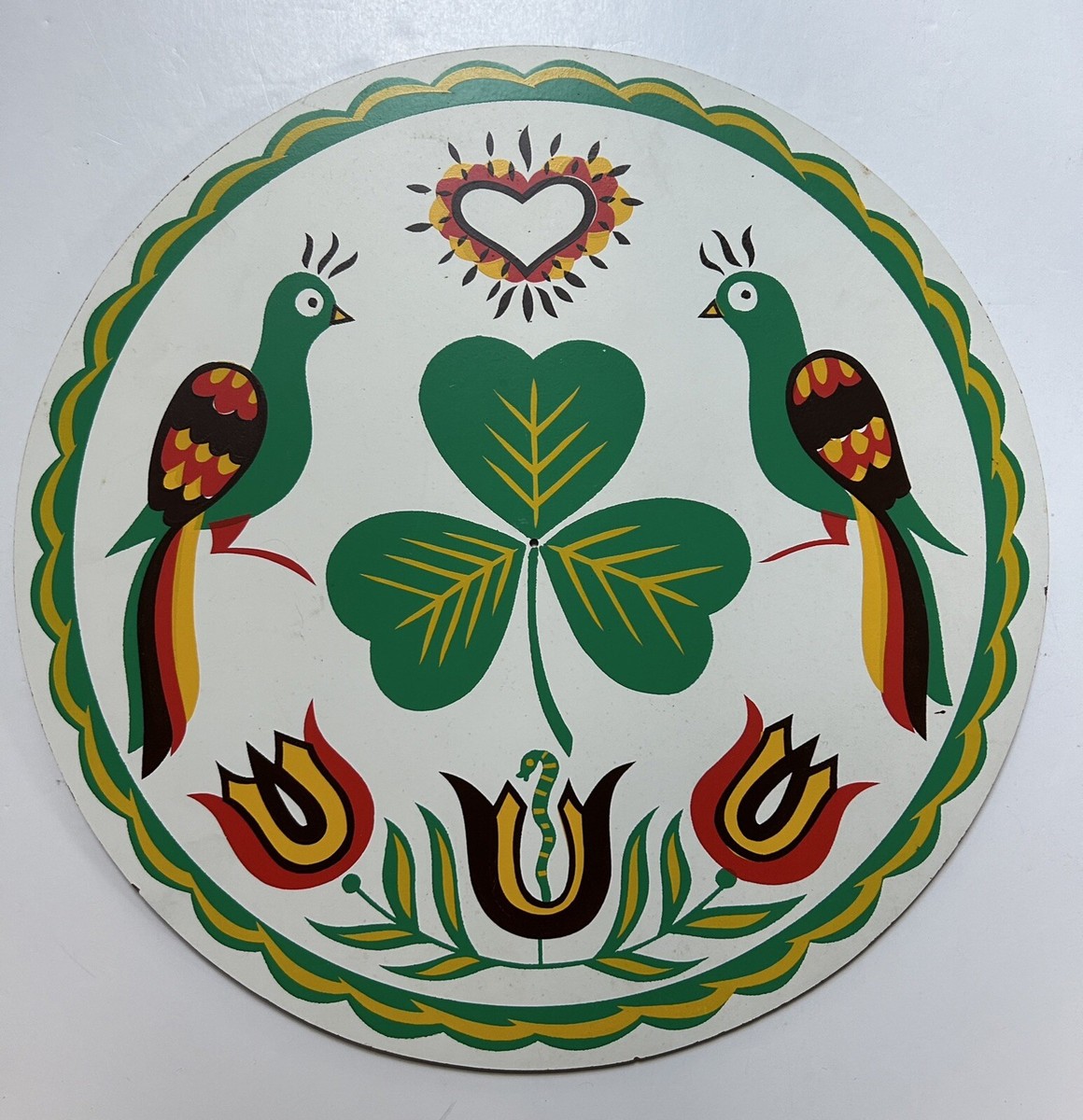 Irish Hex Signs Hxa: IRISH HEX 08 32in PA Dutch Engraved