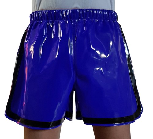 Lack PVC Shorts mit Gummizug Freizeit Shorts Größe M~L~XL~2XL~3XL | eBay