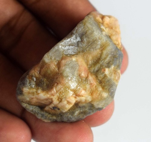 Natural Madagascar 193.15 Ct/42 mm Golden Brown Sapphire Gemstone Rough ...