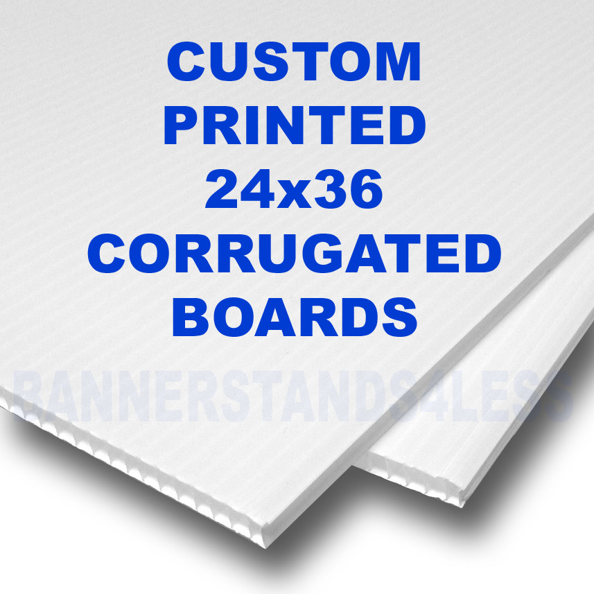 24x36 CORRUGATED CUSTOM SIGN A-Frame Sidewalk Signicade Sign Insert ...