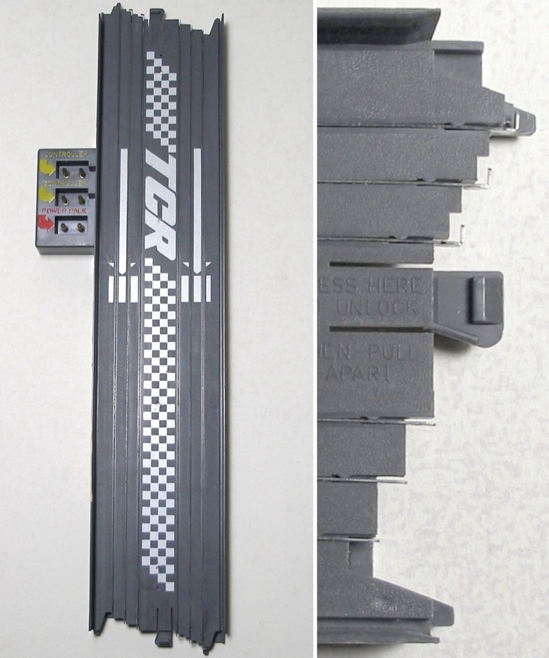 80pc Factory CASE TYCO TCR Slot less Car Race TRACK 15" TERMINAL ...