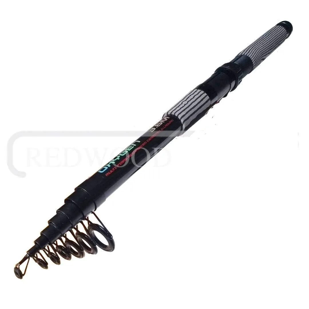 NEW 2.4m 2.7m 3m 3.6m Oxygen Fishing Telescopic Travel Rod 8ft 9ft 10ft ...