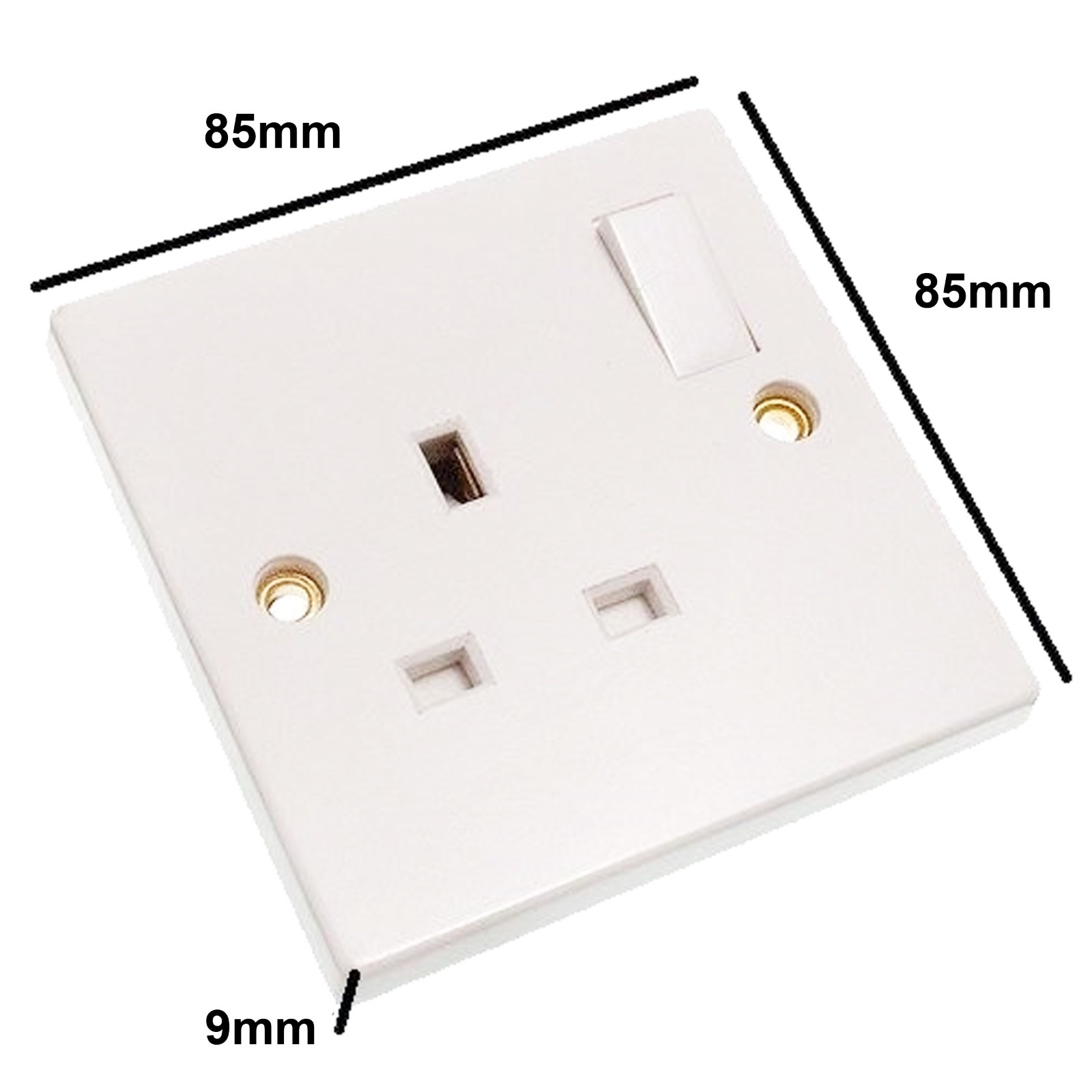 Audio Bug Wall Socket Monitor Sound Recorder UK 3 Pin Single Switched ...
