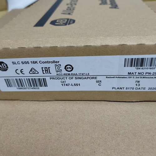 New Allen-Bradley 1747-L551 SER C SLC 500 5/05 CPU Processor Unit AB ...