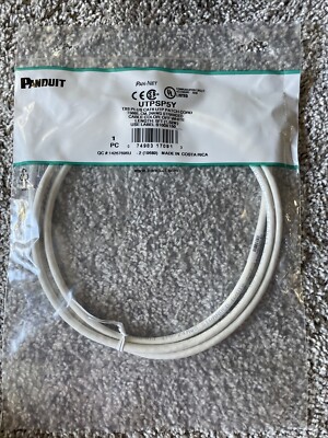PANDUIT TX6 PLUS - PATCH CABLE RJ-45 (M) 1.5 m UTP CAT 6 STRANDED *NEW ...