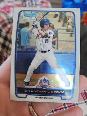 2012 Topps Bowman Chrome Baseball Card Brandon Brown PACK FRESH BCP49 ...