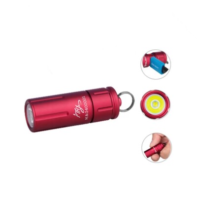 OLIGHT iTHX WINE RED EDC FLASHLIGHT FREE SHIPPING USB-C KEYCHAIN FLASH ...