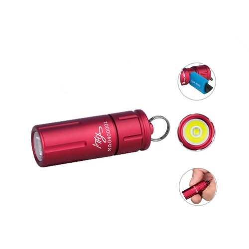 OLIGHT iTHX WINE RED EDC FLASHLIGHT FREE SHIPPING USB-C KEYCHAIN FLASH ...
