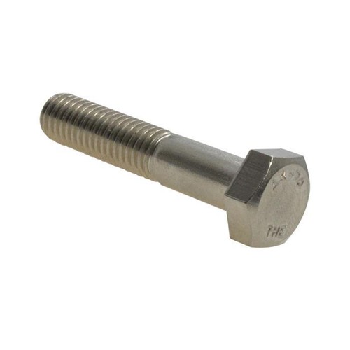 Qty 1 Hex Bolt M6 x 75mm Metric Coarse Part Thread A4-70 Stainless G316 ...