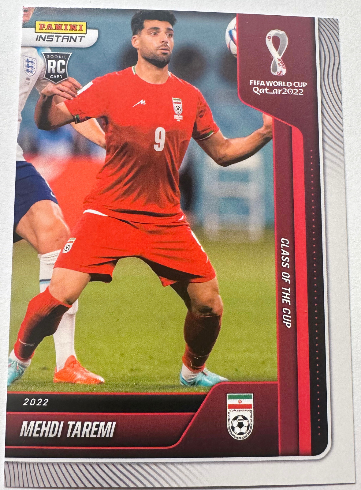 MEHDI TAREMI CLASS OF THE CUP PANINI INSTANT FIFA WORLD CUP QATAR 2022 ...