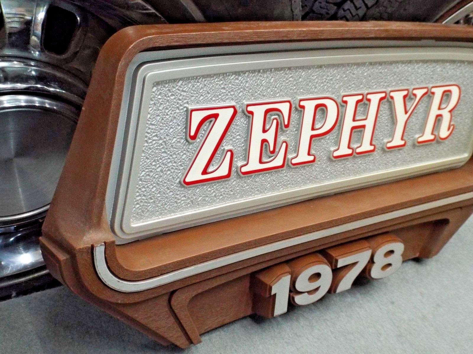 3D Promotional Dealership Showroom Sign 1978 Mercury Zephyr 78 Z7 Ford ...