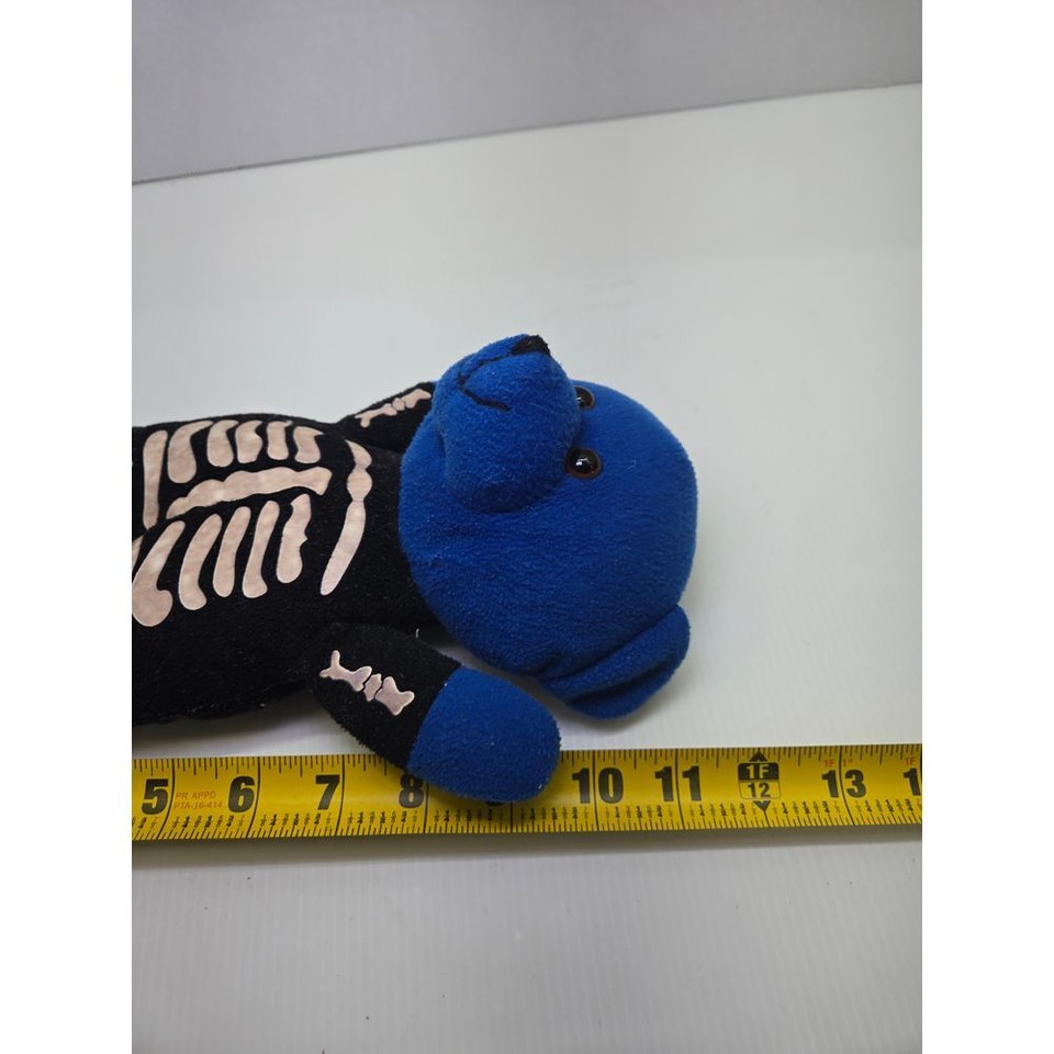 Rare! Teddy Bear with Skeleton Halloween Costume Plush Stuffed Animal ...