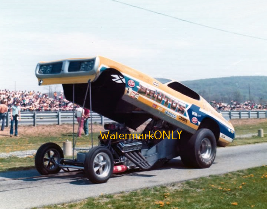 "Lew Arrington" "BRUTUS" 1972 Dodge Charger NITRO Funny Car PHOTO! #(61 ...