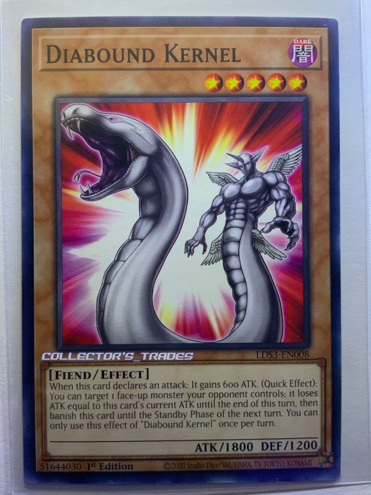 "Diabound Kernel" LDS3-EN008 (C) Yu-Gi-Oh! Legendary Duelists: Season 3 ...