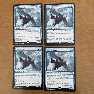 ZEPHYR SINGER x4 mtg (NM/NM-) March of The Machine 4 Rare | eBay