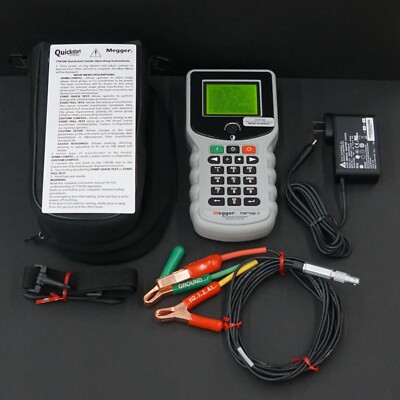 MEGGER TTR100-1 Single-Phase Transformer Turns Ratio Test Set TTR 100-1 ...
