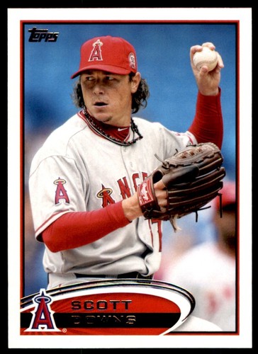 2012 TOPPS #123 SCOTT DOWNS LOS ANGELES ANGELS | eBay