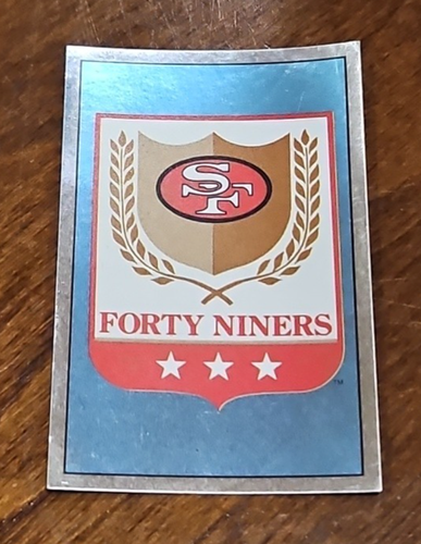 1990 San Francisco 49ers Shield Logo Panini #360 | eBay