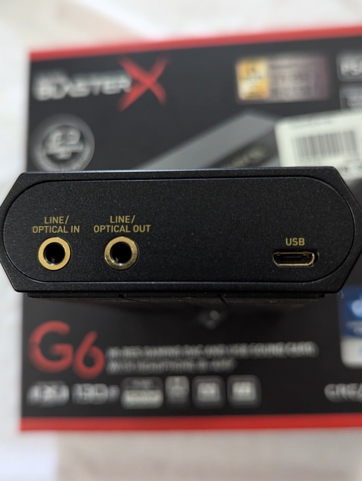 Creative Sound Blaster G6 PS4, PS5, Xbox, PC, Laptop, Headphone Dac ...