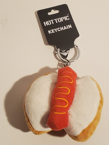 HOT TOPIC PLUSH SMILING HOT DOG FRANKFURTED FAKE FAST FOOD JUNK SNACK ...