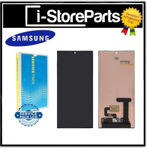 DISPLAY LCD ORIGINALE SERVICE PER SAMSUNG S23 ULTRA SM-S918 TOUCH ...
