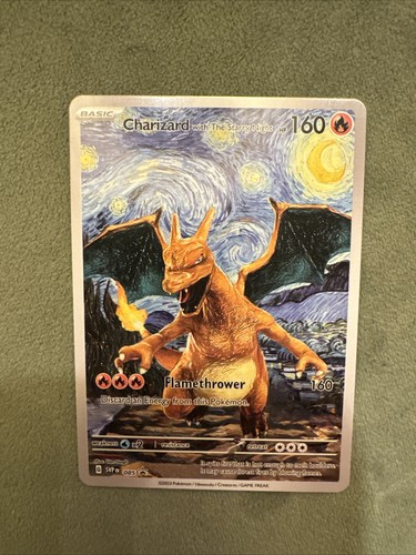 Starry Night (Charizard) Pokemon x Van Gogh Black Star Promo ACG Art ...