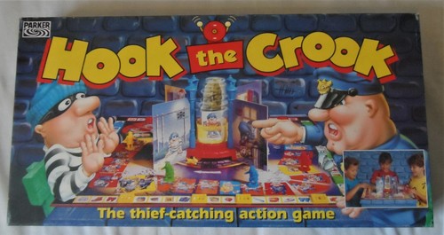 Parker Hook the Crook Thief-Catching Board Game Burglar Criminal ...