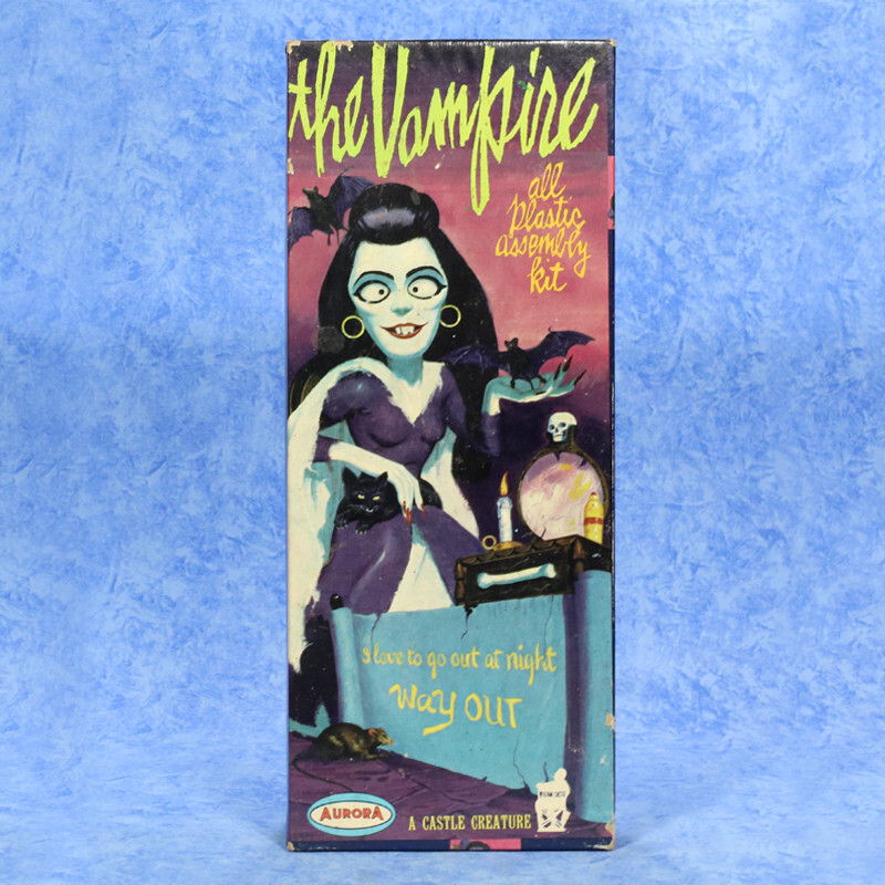 1965 Aurora THE VAMPIRE Model Kit Unbuilt & Complete RARE! | eBay