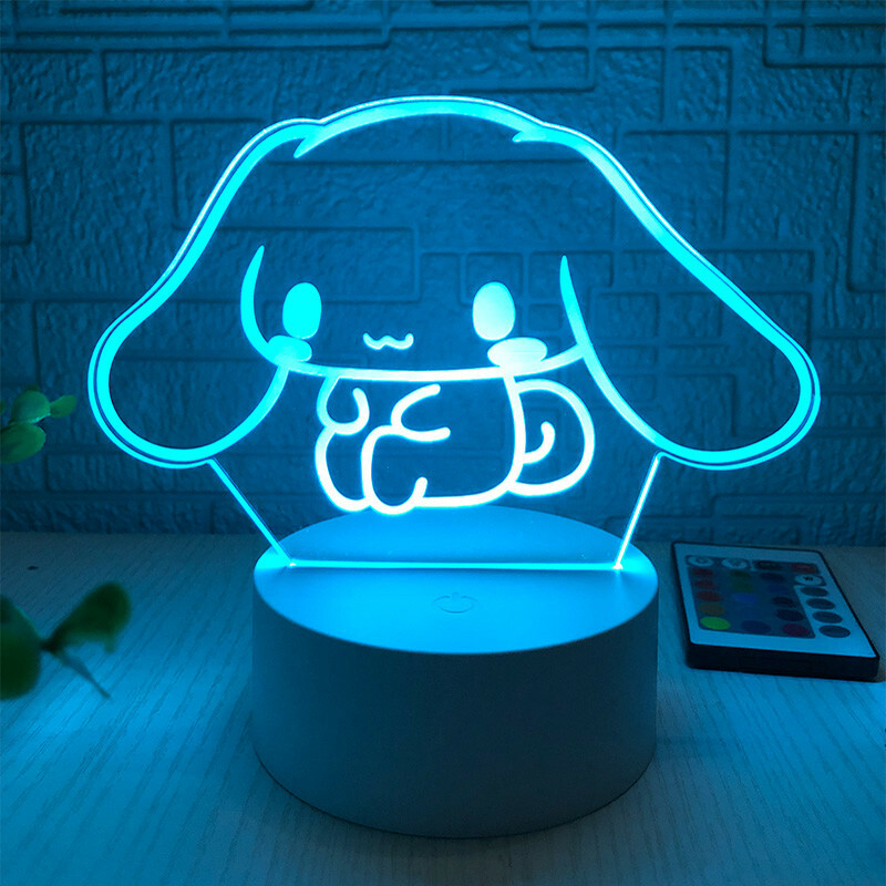 Cinnamoroll LED Light Night Light Bedroom Desk Lamp Remote Version 16 ...