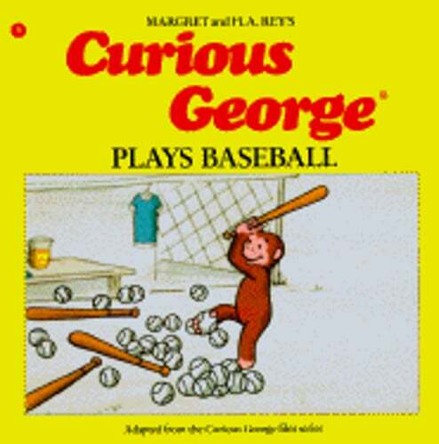 Curious George Plays Baseball by Margret Rey: Used 9780395390351| eBay