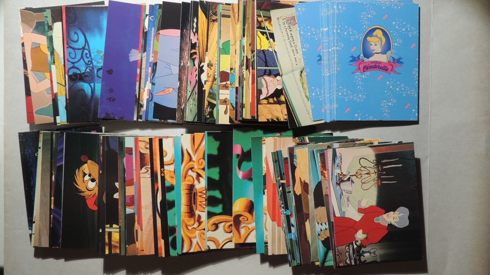 CINDERELLA DISNEY SET OF 90 + 9 ACTIVITY CARD SET SKYBOX 1995 TRADING ...