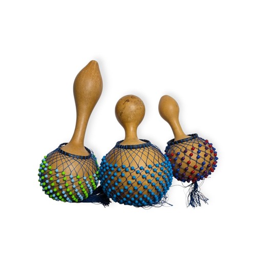 Shekere Shaker, African Shaker maracas Percussion Instrument Calabash ...