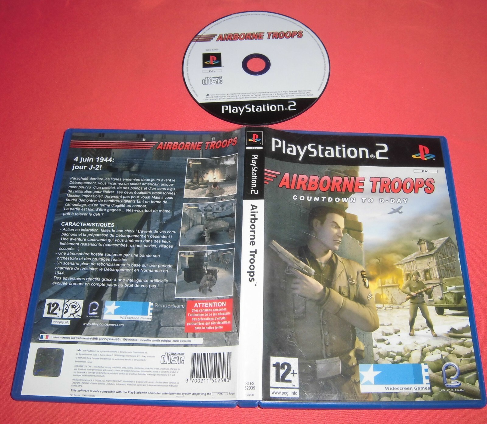 Airborne Troops PlayStation 2 PAL - Prix - Photo - Présentation