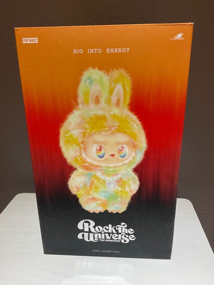POPMART LABUBU THE MONSTERS ROCK THE UNIVERSE VINYL PLUSH DOLL New In ...