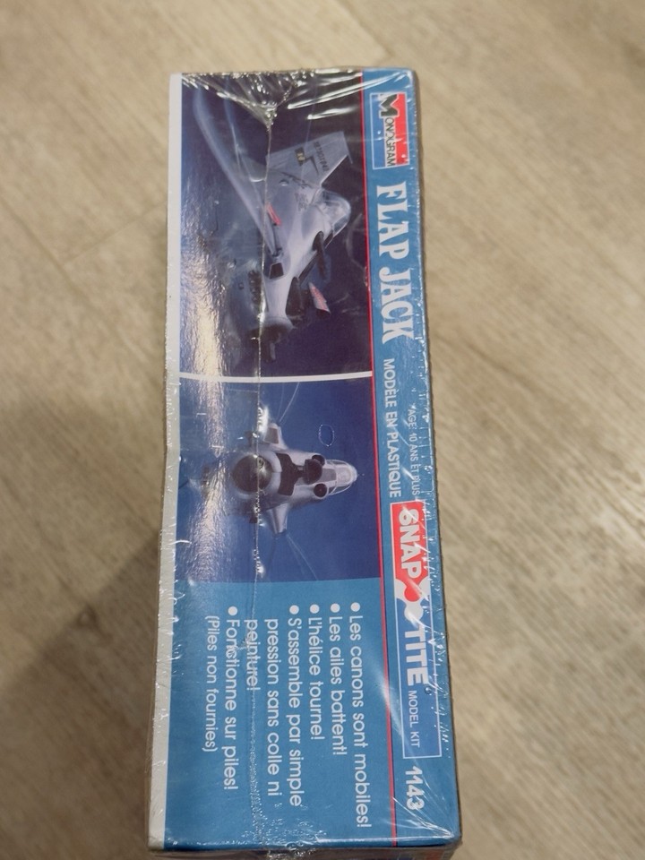 Vintage Monogram 1989 Flap Jack Sealed Unbuilt Snap-Tite Model Kit Rare!! | eBay