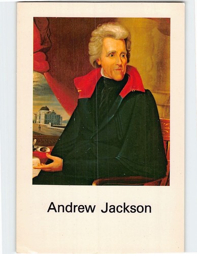 Postcard Andrew Jackson Portrait by David Etter | eBay