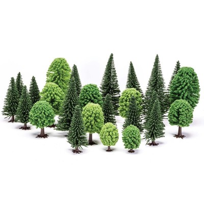 OO Gauge Trees Mixed Pack Deciduous and Fir Hornby R7201 Model Railway ...