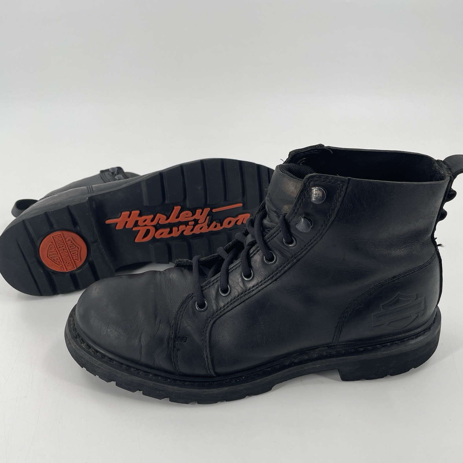 Harley Davidson Beason 5” Black Leather Motorcycle Ri… - Gem