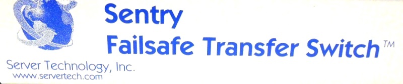 Server Technology Fail-safe Transfer Switch Sentry C13 Ptts-h008-0-02m ...