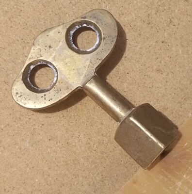 Vintage Old Brass Key Clockwork clock mechanical toy model key small ...