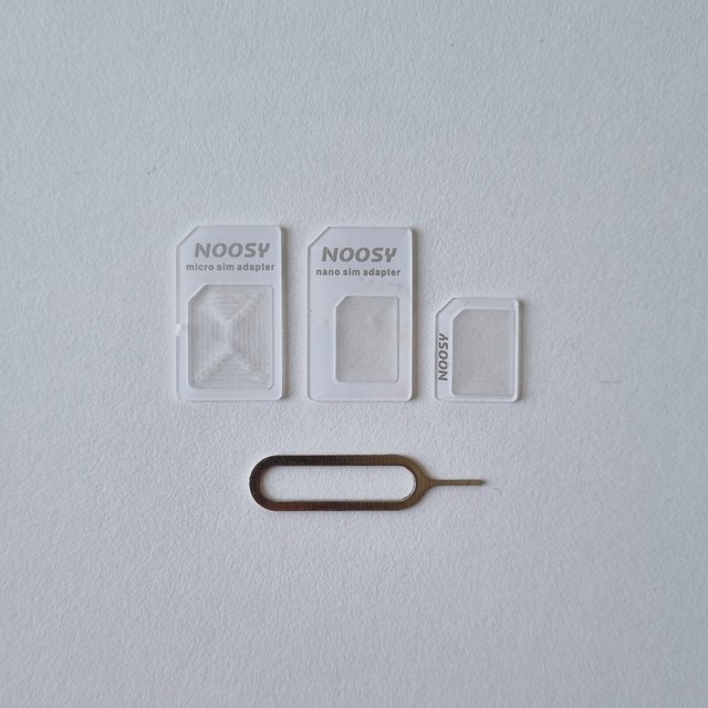Noosy Micro Nano SIM Adapter Nadel Karten Set 3 in 1 Weiß online kaufen ...