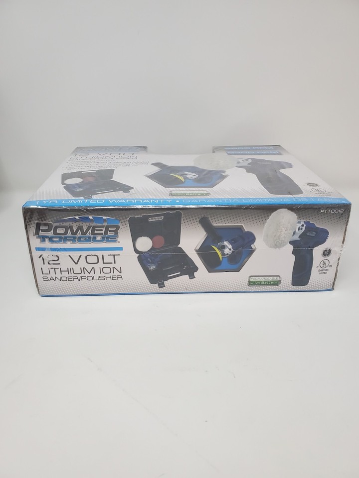 Power Torque 12 Volt Sander / Polisher PTT0012 Cordless | eBay