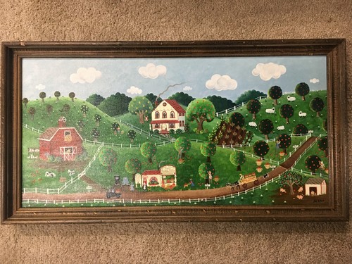 Folk Art by Nancy Albro Acrylic on canvas | eBay