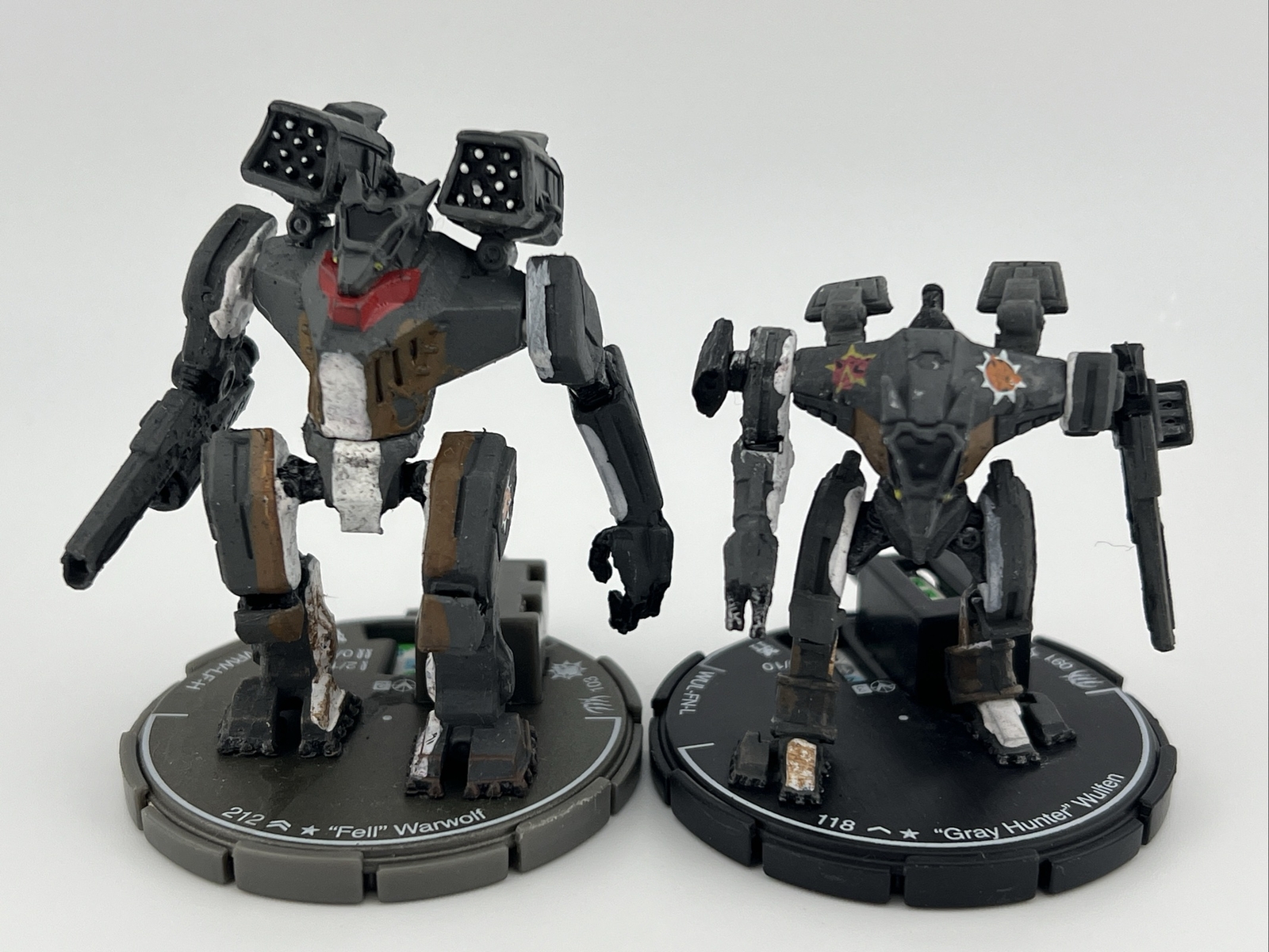 MechWarrior: Clan Wolf - Mech Lot #2 - 4 MINIATURES WIZKIDS | eBay