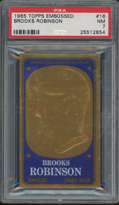 1965 Topps Embossed #16 Brooks Robinson PSA 7 | eBay