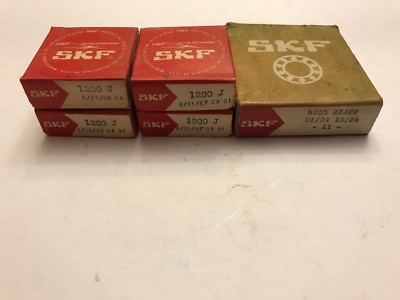 Lot Of 5 Bearings SKF 1200J Qty 4, SKF 6205 2ZJEM | eBay
